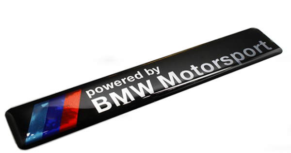 Powered by BMW Motorsport Decal | Emblems and Stickers